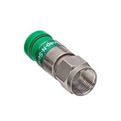 Coaxial Connector, F-Type Connector, RG6, RG6Q Coax Type, Compression ...