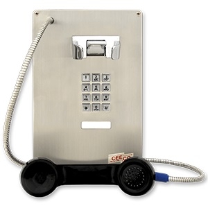 Telephone Panel with Keypad, Height 11.2 in., Width 7.2 in., Depth 3 in ...