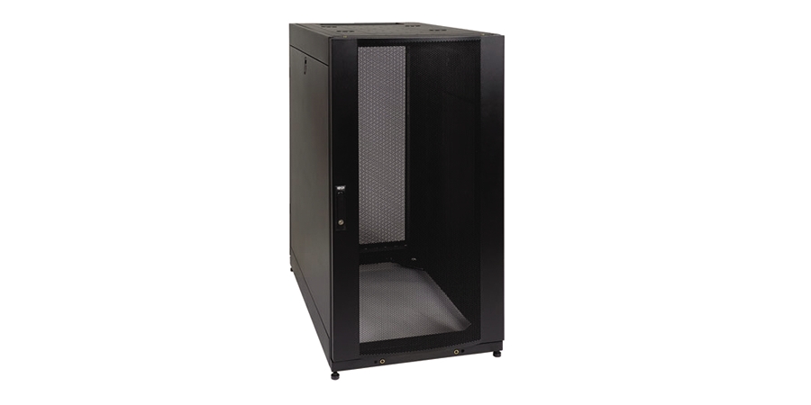 25U SmartRack Standard-Depth Half-Height Server Rack Enclosure, Doors ...