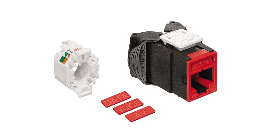 Jack, Cat 6a, Tool-free, 1 Port, T568A; T568B, Unshielded Twisted Pair ...