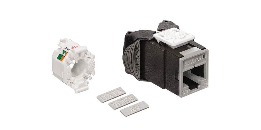 Jack, Cat 6a, Tool-free, 1 Port, T568A; T568B, Unshielded Twisted Pair ...