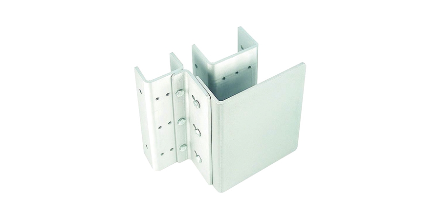 Flex-Mount Gate Lock Bracket Kit, Zinc-Plated, Steel