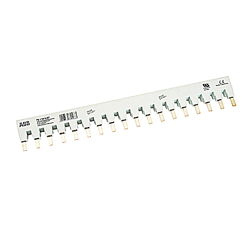 Busbar, LxWxH: 310 x 15.5 x 46mm, Light Gray, 80 A, 1 PH