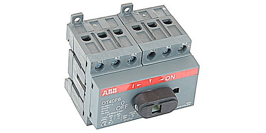 Non-Fusible Disconnect Switch, 6 Poles, 40A