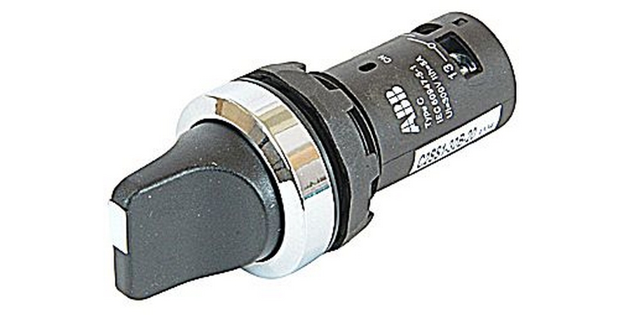 Selector Switch, 300 V, 0NC-2NO, Screw Mount, IP20, IP69K