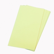 Lapping Film Sheet, Yellow, Aluminum Oxide, 100/ Pack