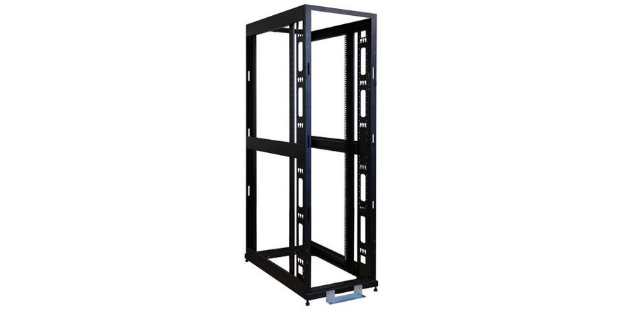 SmartRack 48U Standard-Depth 4-Post Premium Open Frame Rack w/No Sides ...