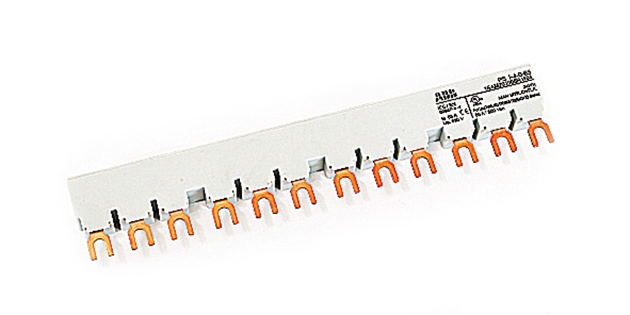 Busbar, LxWxH: 13 x 176.5 x 32.3mm, 690 VAC, 250 VDC, 65 A
