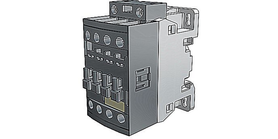 Contactor, 22 A, 25 A at 1 PH, 7 A at 3 PH, 690 V, 3 -Pole