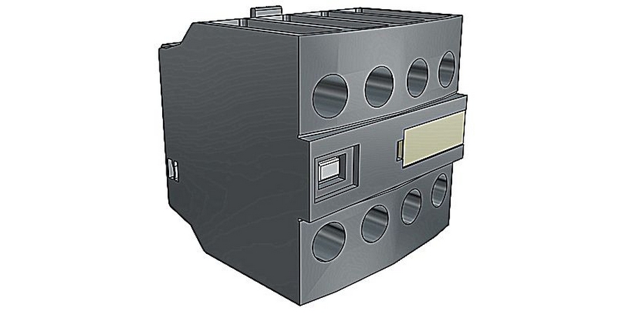 Auxiliary Contact Block, LxWxH: 39.5 x 43 x 43mm, 690 VAC