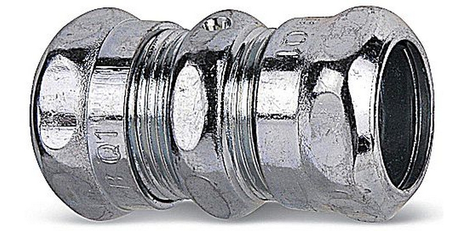 EMT Conduit Fittings, Compression, EMT, Steel, 3/4 in. Trade Size