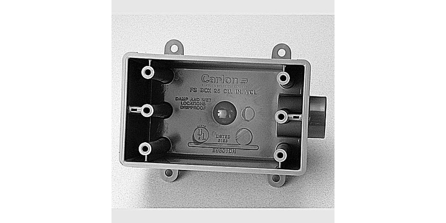 Rigid Non-Metallic FS & FD Boxes & Covers, All Sizes Take Standard ...