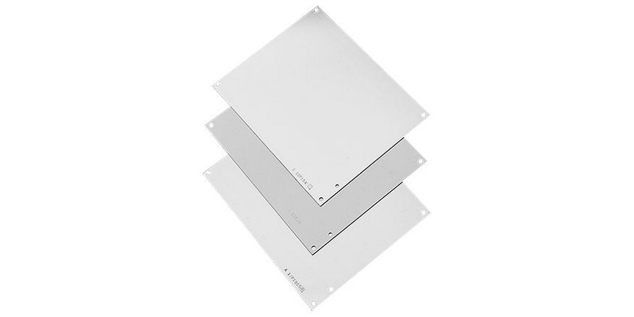 Panel for Type 3R 4, 4X, 12, 13 Enclosure, fits 30x24, WHT, Steel
