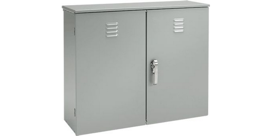 CT Cabinet, HxWxD: 32 x 32 x 15 in., Aluminum, Unpainted