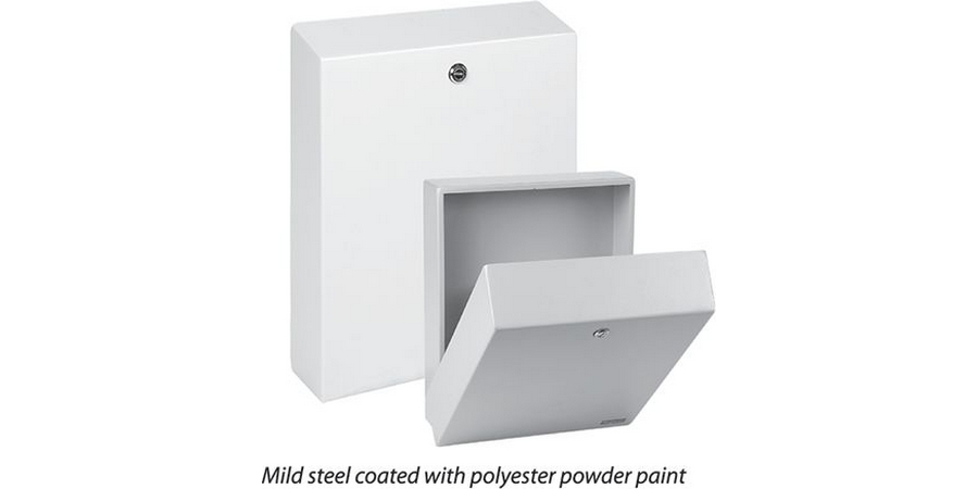 Data Pocket,RAL 7035 Light Gray,Mild Steel,WxHxD: 18 x 12-1/4 x 3-1/4 ...