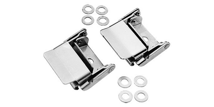 Quick Release Door Latch Kit,Unpainted,304 Stainless Steel,WxLxH: 5 x 7 ...