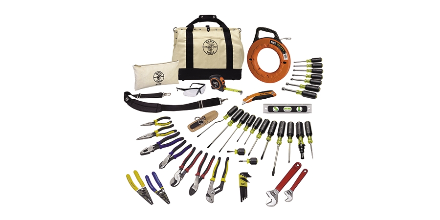 TOOL SET, PRO, 41 PC W/ BACKPACK, PLIERS, SCREW&NUT DRIVERS, ETC.