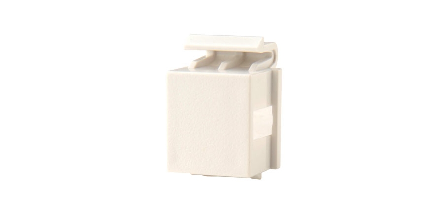 Keystone Blank, 1 Port, Unshielded, Termination 110, Length 0.45 in ...