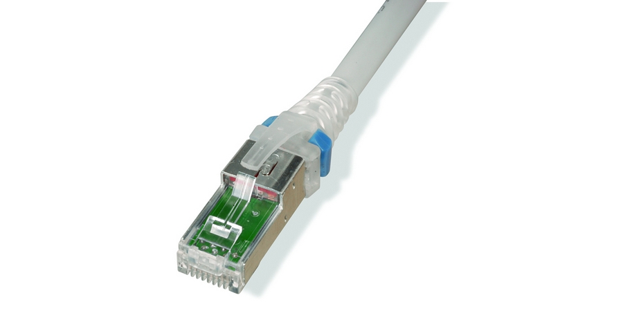 Modular Patch Cord, S/FTP - Screened/Foiled Twisted Pair, RJ45, 15 ft ...