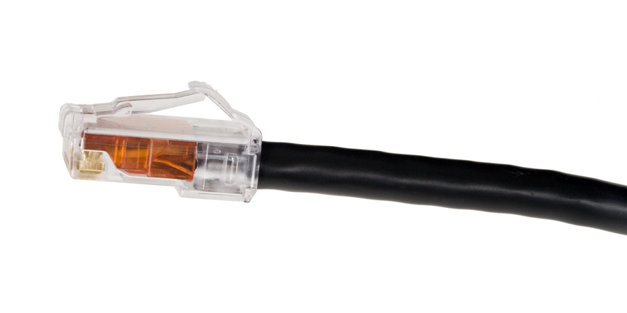 GigaSPEED XL GS8E Twisted Pair Patch Cord, Cat 6, Black, 24 AWG ...