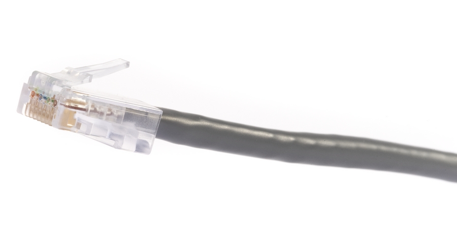 PowerSUM D8PS Patch Cord, RJ45, Stranded, Dark Gray, RJ45, 24 AWG, Non ...