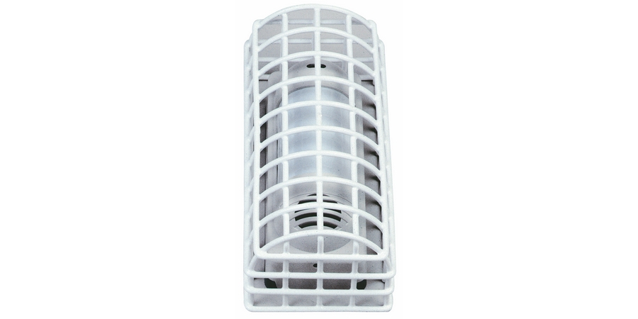 Motion Detector Cage, Steel, Dimensions: WxHxD: 4 x 8-3/4 x 3-3/4 in.