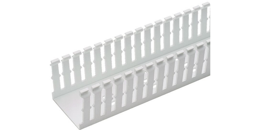 Base Wiring Duct, 6 ft. (1.8m) Overall Length, 1.25 in. (32mm) Overall ...