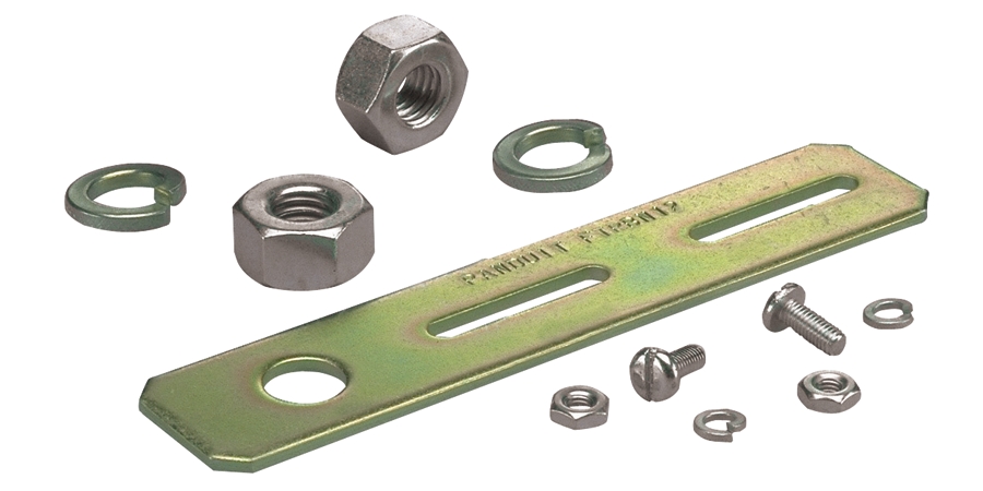 New Threaded Rod Bracket, Steel, Length 0.12 in. (3mm)