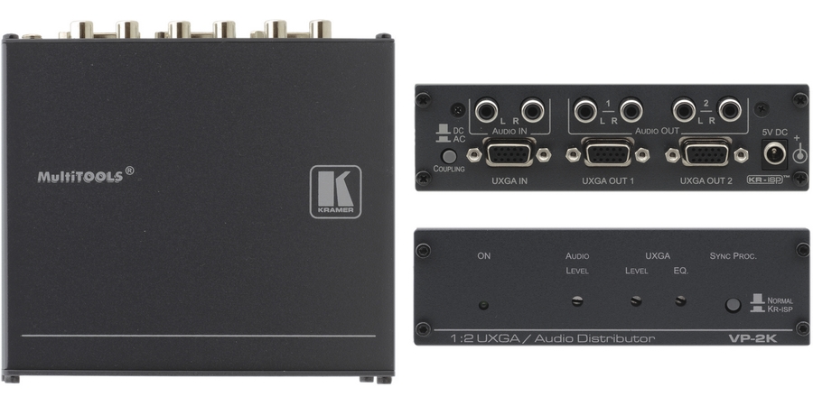 Audio Distribution Amplifier, UXGA, 4 Output, Outputs UXGA, 2 Input ...