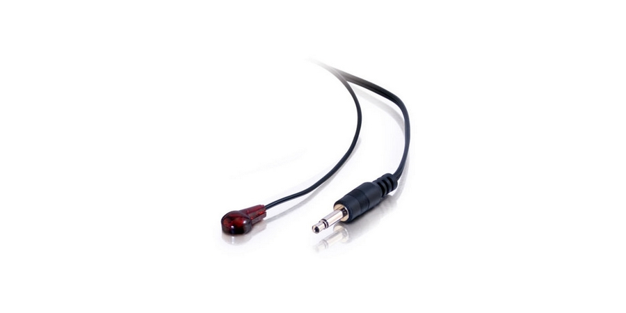 Infrared Emitter Cable, 3.5 mm Male, Black, TAA, Length 10 ft.
