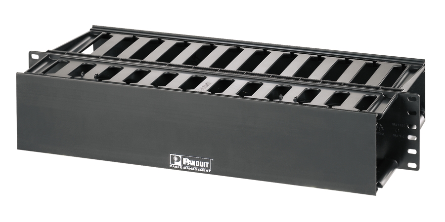 PatchLink Horizontal Cable Manager 2 RU Black
