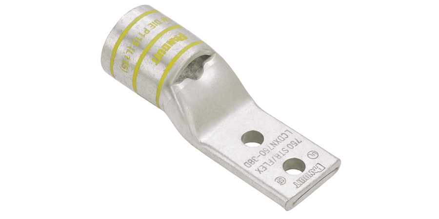 Compression Lug,Standard Barrel,Yellow,Copper Conductor,750 kcmil,P115 ...