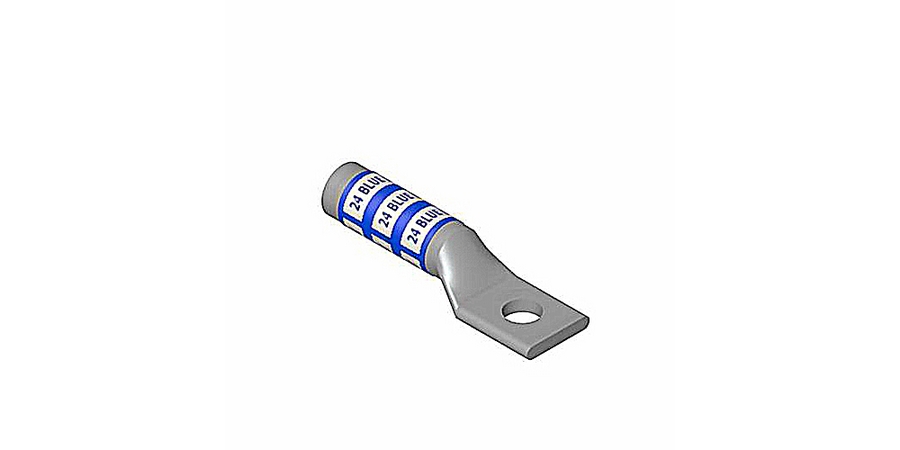 Compression Lug,Long Barrel,Red,Electro Tin-Plated Wrought Copper ...