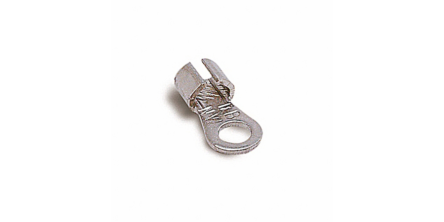 Ring Terminal, No. 8 Stud, 12 AWG Minimum, 10 AWG Maximum, Non ...