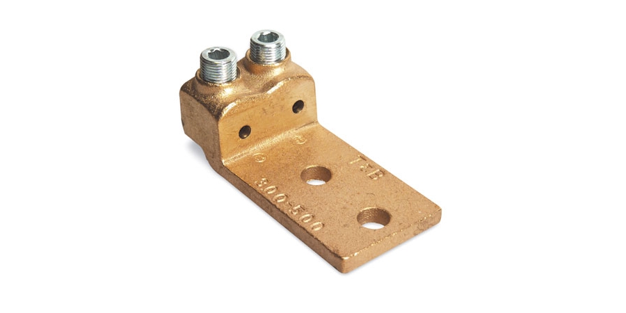Mechanical Lug,2 Conductor,Copper Conductor,Copper,2 Conductor Hole,1/2 ...