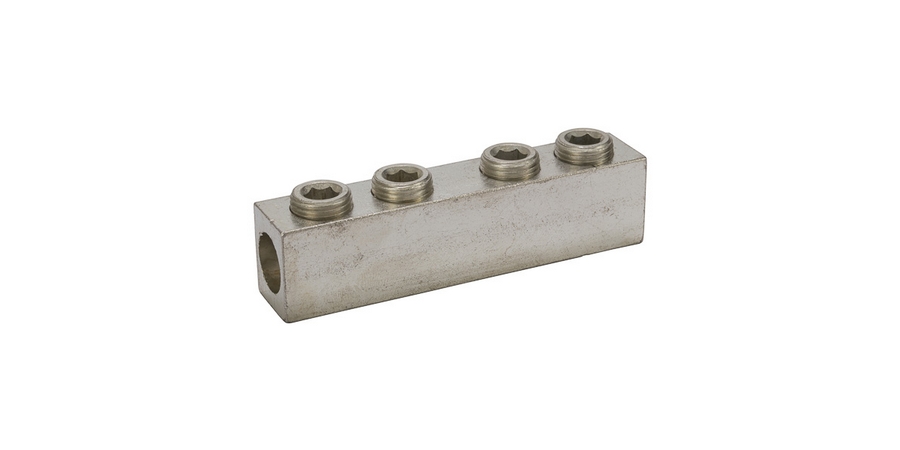 Splicer reducer, 600V, Aluminum, Tin-plated, Wire Size - Maximum 250 ...