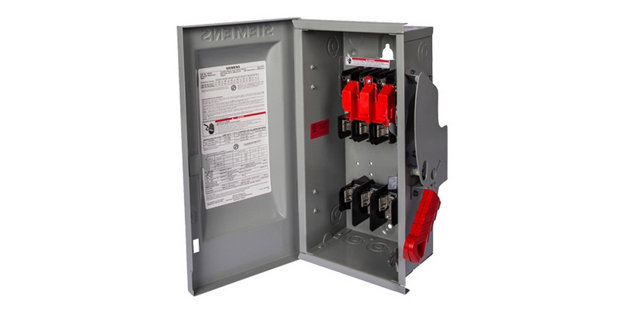 Safety Switch, Fusible, Single Throw, Heavy Duty, 480/600 Volt AC, 250 ...