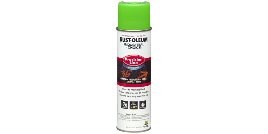Inverted Marking Paint 17 oz Aerosol Can Green