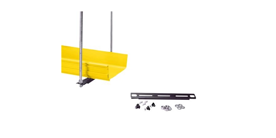 Support Mounting Kit, Steel, Black, Thread Size 12mm