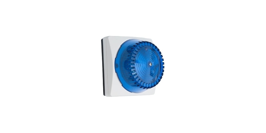 IP Visual Alerter, 875 lm, HxWxL: 4.8 x 3 x 4.8 in., 12.95W, 48V