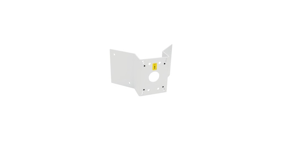 T91A64 Corner Bracket, Aluminium, Wall-mount, Indoor, Outdoor, White