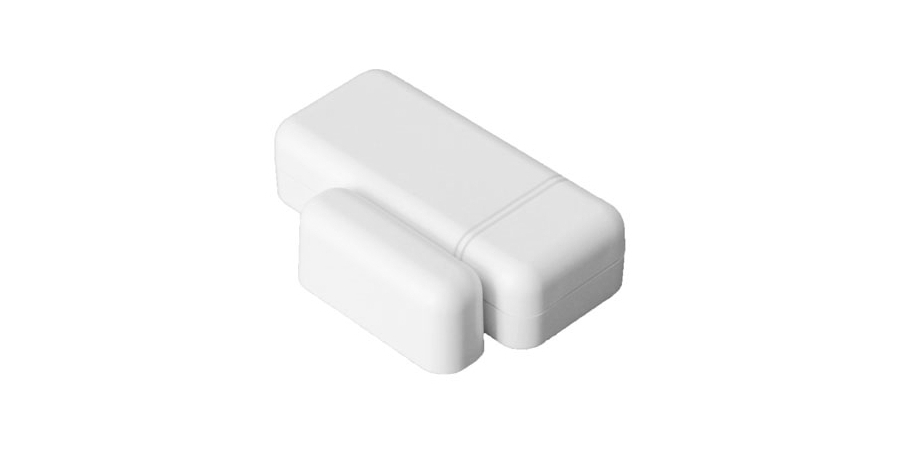 Door/Window Sensor, 3 VDC, White, 600 ft. Sensing, -10 to +50 C, 319.5 MHz