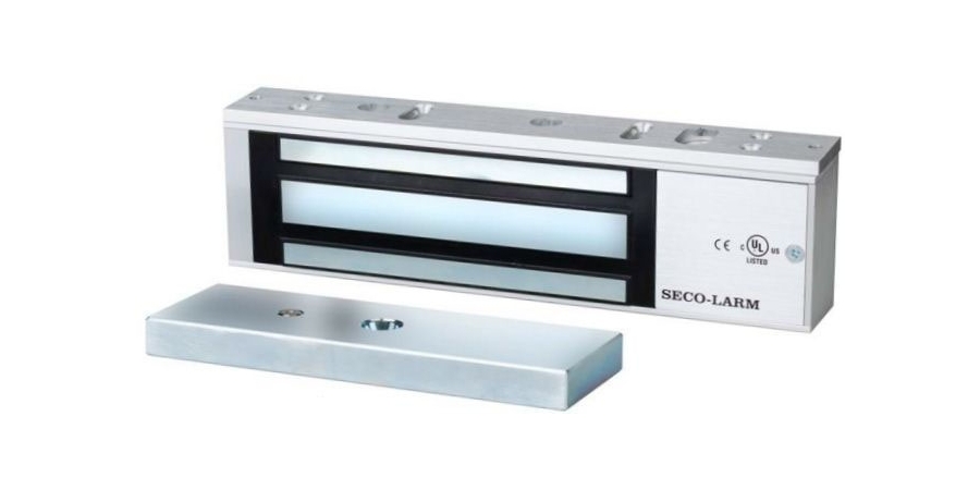 Electromagnetic Lock, 12 VDC, 24 VDC Input, Anodized