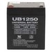 UB1250 - UNIVERSAL BATTERY - Lead Acid | Anixter