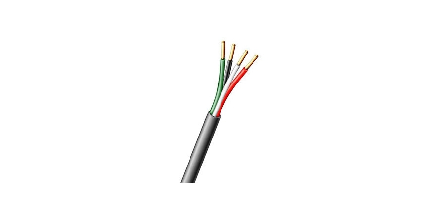 Control Cable, 18 AWG, Annealed Bare Copper, Polyethylene, 4 Conductor