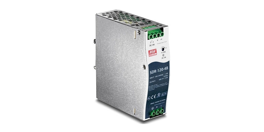 Power Supply, 100 to 240 VAC, 125 to 370 VDC Input, 120 W