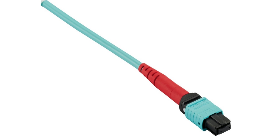 OM4 24-fiber indoor small diameter trunk, plenum, 24F ferrule MTP ...