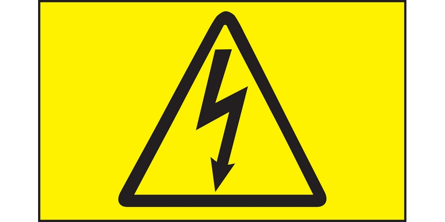 Safety Warning Label; Polyester; Adhesive; 0.75 in. x 0.75 in.