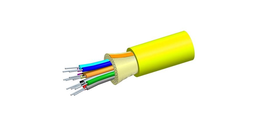 TeraSPEED Fiber Optic Cable, OS2, Yellow, Distribution, No Armor, Riser ...