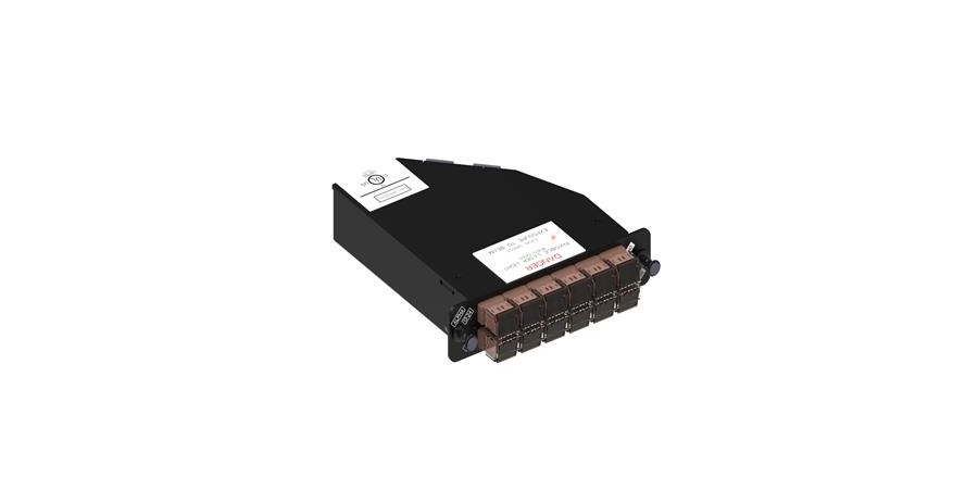 Readypatch Optispeed Keyed Module, 24 LC Ports, Brown